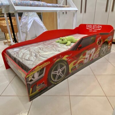 Cama de Solteiro Carros Vision (2770) - Bella Casa de Realeza PR